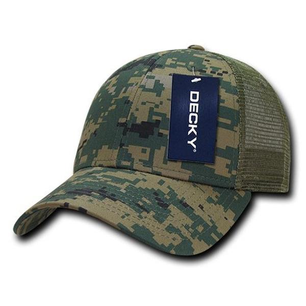商品名: [DECKY] トラック運転手(Trucker) トラッカー。 海兵隊戦闘制服 One Size DECKY Structured Camo Trucker Cap, Marines Combat Uniformブランド: DEC...