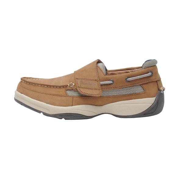 商品名: [Ped-Lite] メンズ US サイズ: 14 3E US カラー: ブラウン Ped-Lite Men's Neuropathy Fashion Boat Shoe - Oliver Tan|Strap|14XWブランド: ...