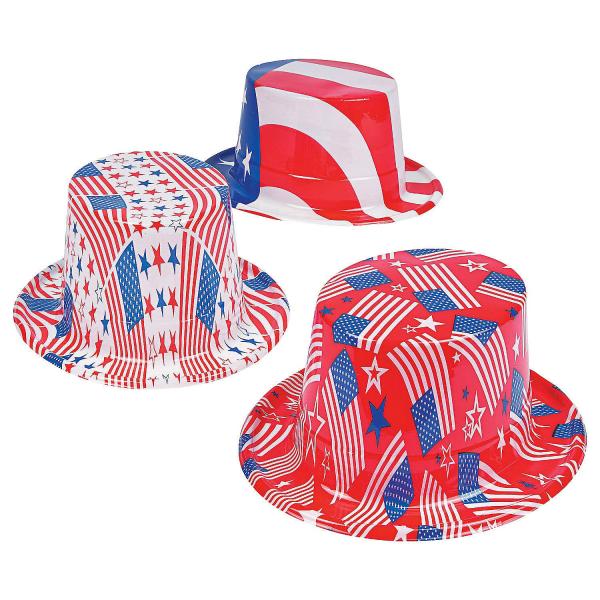 商品名:  Fun Express Patriotic America Flag Party Hats for Fourth of July (set of 12)ブランド: Fun Express商品サイズ: 24" circ高さ: 27...