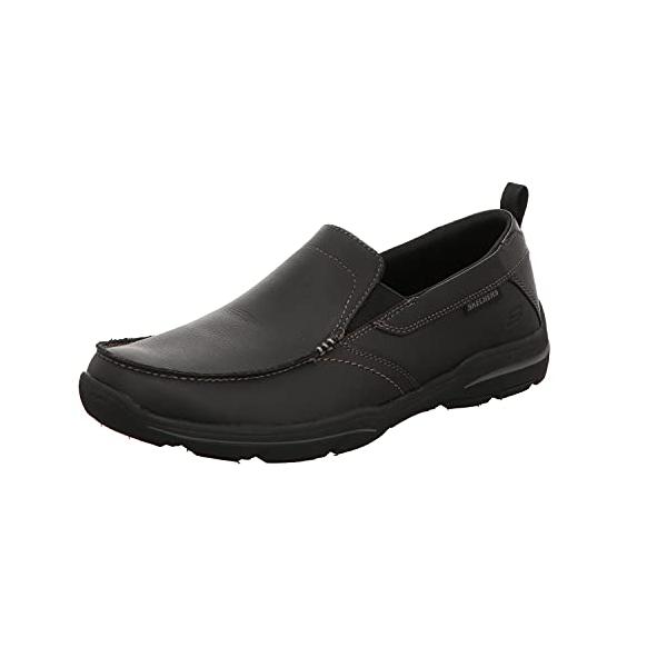 商品名: [スケッチャーズ] Men's Relaxed Fit: Harper - Forde Slip-On Loafer,Black Leather,12 M US 141［並行輸入］ Skechers men's Relaxed F...