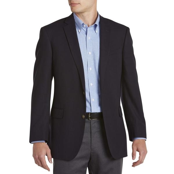 商品名: Davis Big &amp; Tall BLAZER メンズ US サイズ: 54 Regular Portly カラー: ブルー Jean Paul Germain Navy Comfort Stretch Travel Bl...