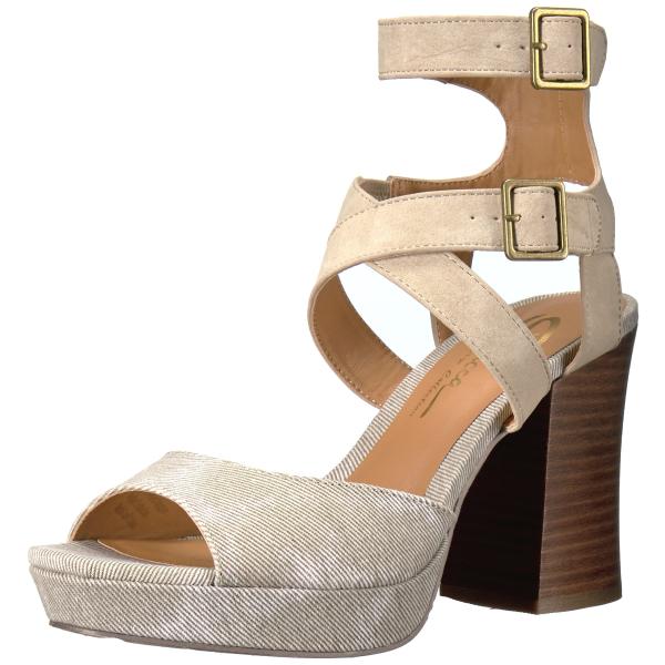 商品名: Sbicca レディース カラー: ベージュ Sbicca Women's Gear Heeled Sandal, Beige, 9 B USブランド: Sbicca商品サイズ: 9 B US高さ: 29.7cm横幅: 26.7c...