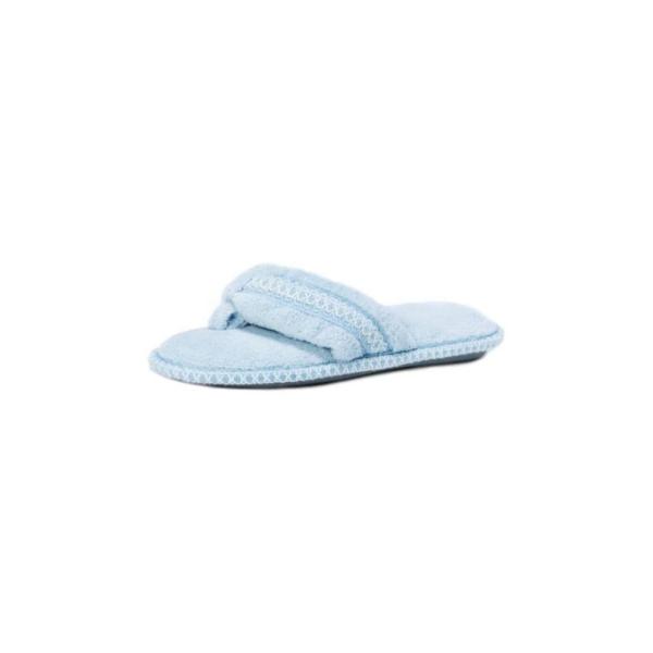 商品名: [MUK LUKS] Darlene Micro Chenilleレディーススリッパ US サイズ: L カラー: ブルー MUK LUKS Womens Darlene Micro Chenille Thong Slippers...