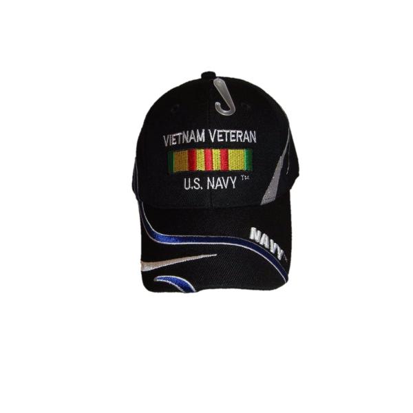 商品名:  Navy Vietnam Vet Veteran Black Embroidered Ball Cap Hatブランド: RFCO商品サイズ: One Size商品番号: 色: Multi素材: Cotton海外の輸入品ショップ...