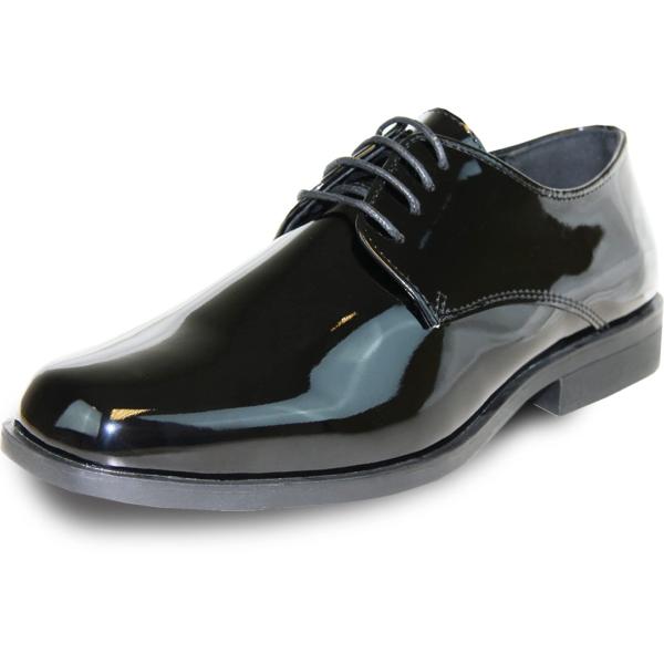 商品名: VANGELO メンズ カラー: ブラック VANGELO Men's Tuxedo Shoes TUX-1 Wrinkle Free Dress Shoes Formal Oxford - Wide Width Availabl...