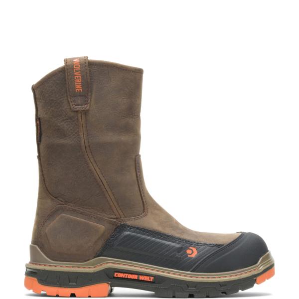 商品名: Wolverine メンズ カラー: ブラウン WOLVERINE mens Overpass 10" Composite-toe Wellington Boot, Brown, 13 X-Wide USブランド: WOLVERI...