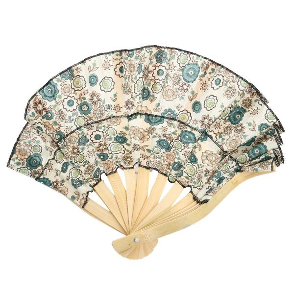 商品名: OULII女性2 in 1折りたたみ式中国スタイル竹フレーム花柄プリント手ファンSunhat帽子(ランダムカラー) Women 2 in 1 Foldable Chinese Style Hat Frame Floral Prin...