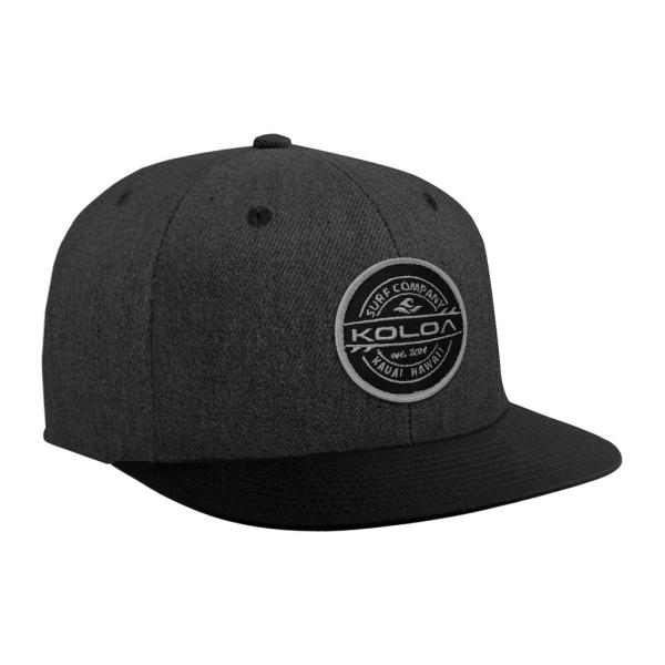 商品名: Koloa Surf Thrusterパッチロゴソリッドスナップバック帽子 Joe's USA Koloa Surf Thruster Patch Logo Solid Snapback Hat-Denim-Heather Bla...