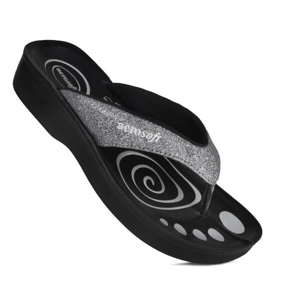 商品名: Aerosoft Footwear レディース Aerosoft - Women's Orthotic Arch Supportive Flip Flops Sandals (US 09, Grey)ブランド: Aerosoft ...