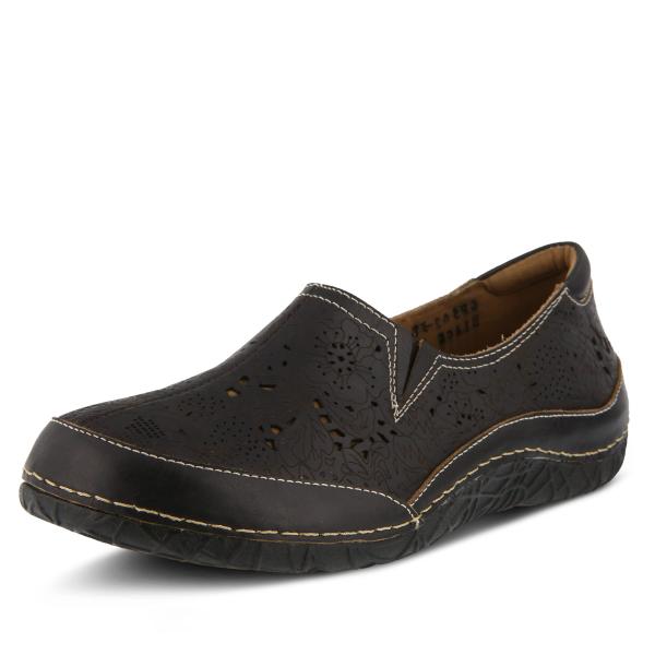 商品名: [L'Artiste by Spring Step] レディース カラー: ブラック L’Artiste by Spring Step Women's Libora Flat, Black, 37 EU/6.5-7 M USブラン...