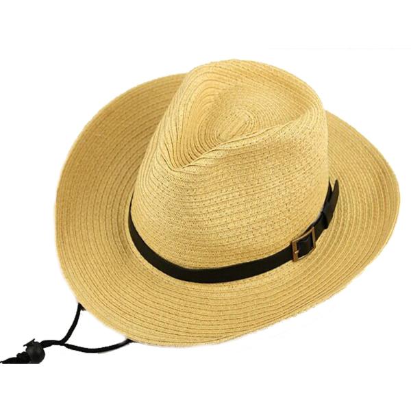 商品名:  Men's Floppy Packable Straw Hat Beach Cap Western Newsboy Cap Fedora Hat UPF 50+ Roll Up Foldable Large Brim Outba...