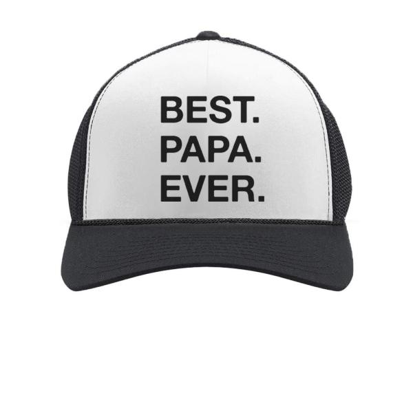 商品名: 父の日ギフトfor Dad /おじいちゃんBest Papa EverメンズTrucker Hatメッシュキャップ US サイズ: One Size Funny Dad Hat for Men Gifts for Papa Gra...
