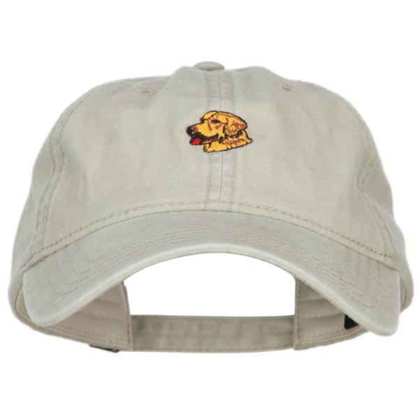 商品名: E4hats HAT メンズ カラー: ベージュ Golden Retriever Embroidered Washed Cap - Stone OSFMブランド: E4hats商品サイズ: One Size高さ: 28.448c...