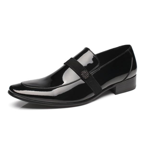 商品名: [Faranzi] メンズ Faranzi Tuxedo Shoes Patent Leather Wedding Shoes for Men Cap Toe Lace up Formal Business Oxford Shoe...