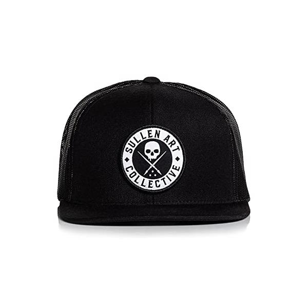 商品名: Sullen Art Collective HAT メンズ US サイズ: Adjustable カラー: ブラック Sullen Badge of Honor BOH Mesh Back Snapback Tattoo Life...
