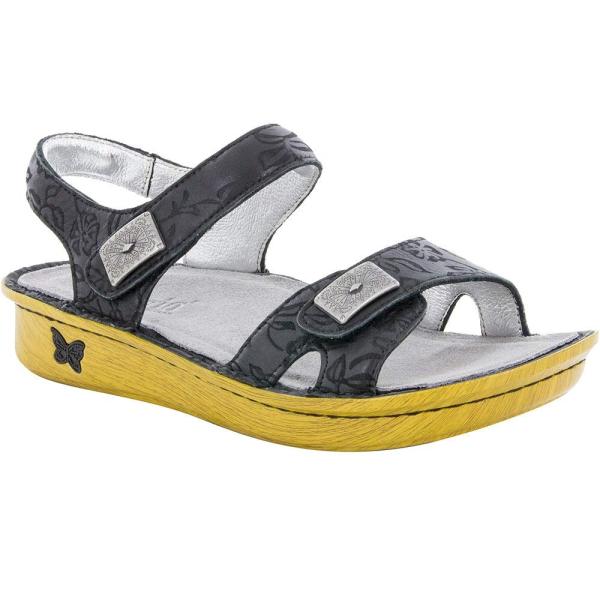 商品名: Alegria レディース VIE US サイズ: 35 Regular EU カラー: ブラック Alegria Womens Vienna Sandal Black Leaf Size 5-5.5 M US Womenブランド...