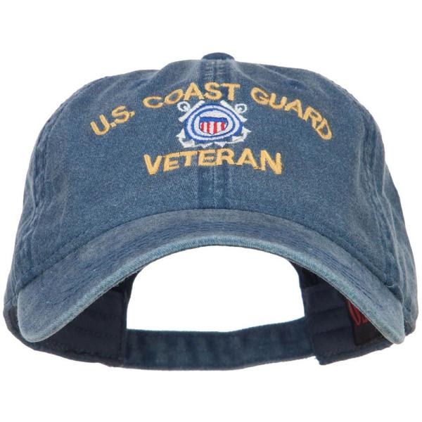 商品名: E4hats HAT メンズ カラー: ブルー US Coast Guard Veteran Embroidered Washed Cap - Navy OSFMブランド: E4hats商品サイズ: One Size高さ: 19....