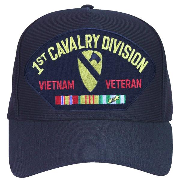 商品名: Armed Forces Depot HAT メンズ カラー: ブラック 1st Cavalry Division Vietnam Veteran with Ribbons Baseball Cap. Black. Made in...