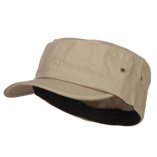 商品名: E4hats HAT メンズ US サイズ: 3L カラー: ブラウン e4Hats.com Big Size Fitted Trendy Army Style Cap - Khaki XL-2XLブランド: E4hats商品サイ...