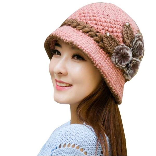 商品名: Jushye HAT ユニセックス・アダルト US サイズ: M カラー: マルチカラー Jushye Clearance Women Knit Hat, Ladies Fashion Winter Warm Hats Croch...