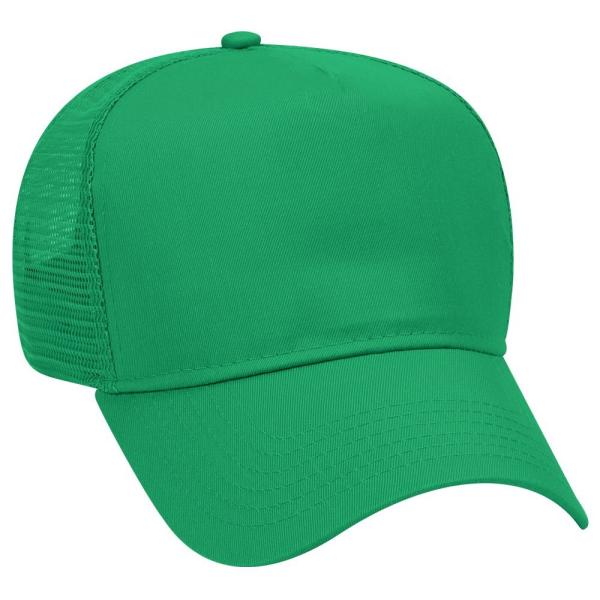 商品名: Otto Caps HAT メンズ US サイズ: OSFM カラー: グリーン OTTO Cotton Blend Twill 5 Panel Pro Style Mesh Back Trucker Hat - Kellyブラン...