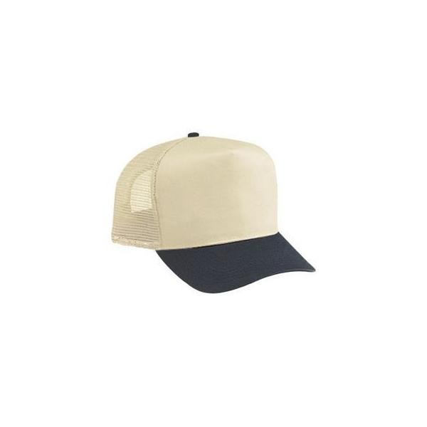 商品名: Otto Caps HAT メンズ US サイズ: OSFM カラー: マルチカラー OTTO Cotton Blend Twill 5 Panel Pro Style Mesh Back Trucker Hat - Blk/Kh...