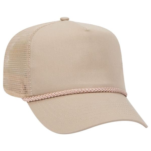 商品名: Otto Caps HAT メンズ US サイズ: OSFM カラー: ベージュ OTTO Cotton Blend Twill 5 Panel Pro Mesh Back Trucker Hat - Khakiブランド: OTT...