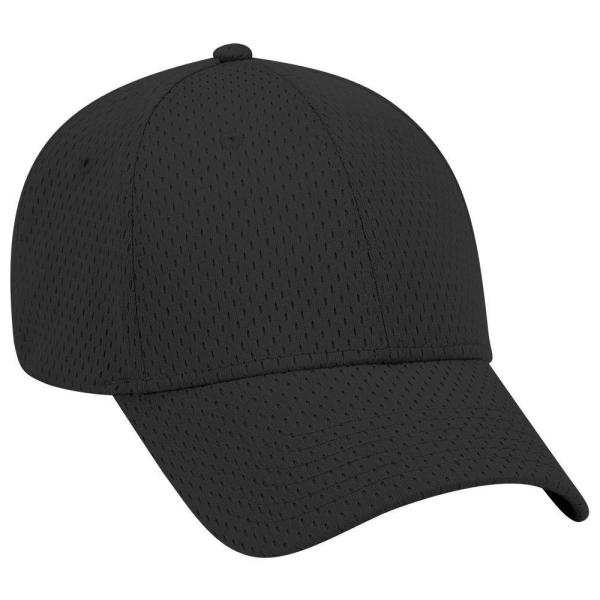 商品名: Otto Caps HAT メンズ US サイズ: OSFM カラー: ブラック OTTO Polyester Pro Mesh Gray Undervisor 6 Panel Low Profile Baseball Cap -...