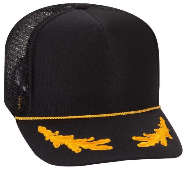 商品名: Otto Caps HAT メンズ US サイズ: OSFM カラー: マルチカラー OTTO Polyester Foam Front 5 Panel High Crown Mesh Back Trucker Hat - Blk...