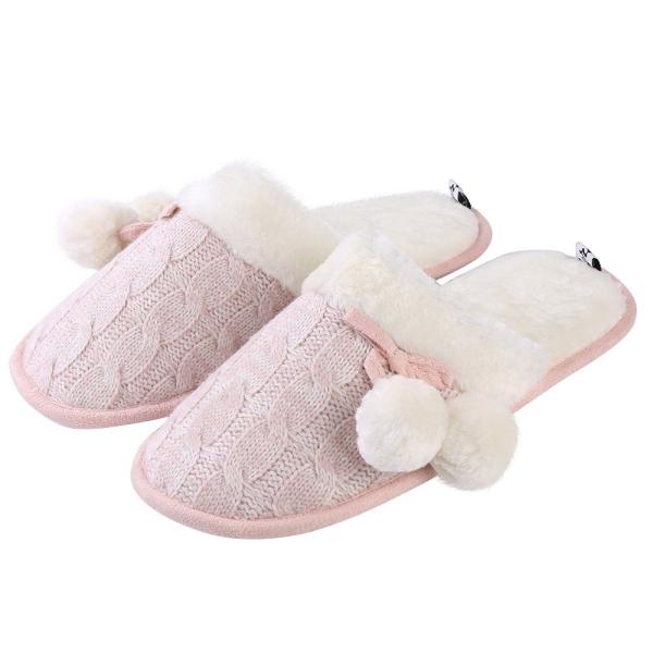 商品名:  Aerusi Women's Mady Pom Knit Slipper, Pink, Size 7ブランド: Aerusi商品サイズ: Size 7高さ: 26.67cm横幅: 23.87cm奥行: 4.57cm重量: 272...
