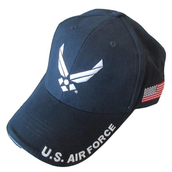 商品名: Armed Forces Depot HAT メンズ US サイズ: Adjustable カラー: ブルー U.S. Air Force with U.S. Flag Baseball Cap. Navy Blueブランド: A...