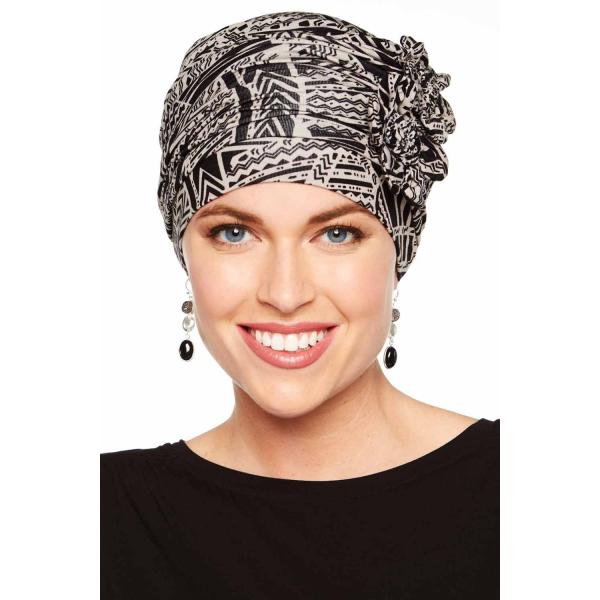 商品名: Cardani HAT レディース US サイズ: One Size Cardani Flapper Turban - Vintage Flapper Hat in Soft Bamboo Neutral Tribalブランド: ...