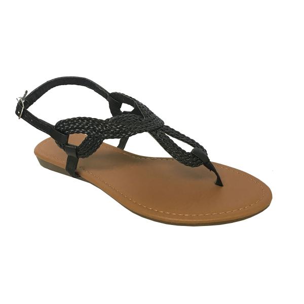 商品名:  REDVOLUTION Women's Braided Gladiator Sandal New T-Strap Thong Flat Sandal | 8016 (7, Black)ブランド: REDVOLUTION商品サイズ...
