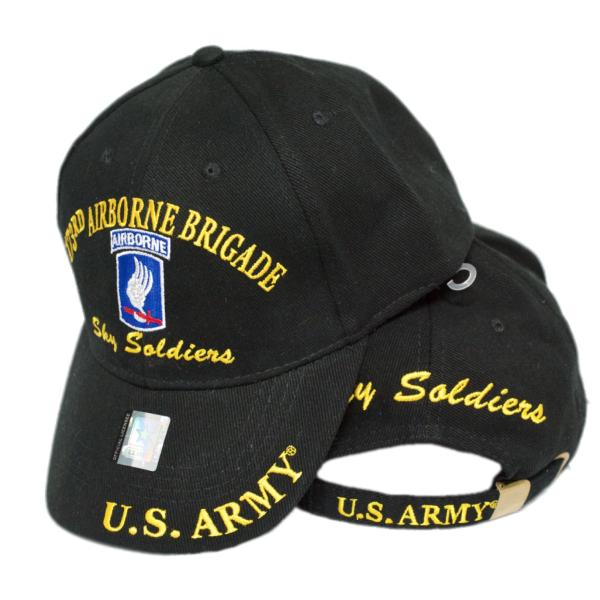 商品名: Moon HAT メンズ US サイズ: any size カラー: ブラック US Army 173RD Airborne Brigade Sky Soliders Embroidered Hat Cap Premium Qua...