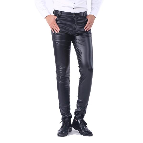 商品名:  Idopy Men`s Business Slim Fit Five Pockets Faux Leather Pants Jeans Black 38ブランド: Idopy商品サイズ: 38高さ: 37.59cm横幅: 23....
