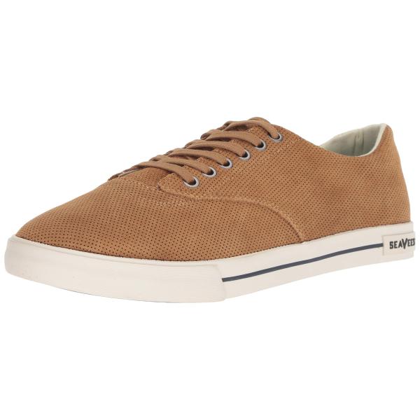 商品名:  SEAVEES Men's Hermosa Plimsoll Varsity Shoe, Golden Brown, 8 M USブランド: SEAVEES商品サイズ: 8高さ: 31.19cm横幅: 18.99cm奥行: 11...