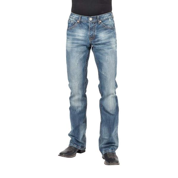 商品名: Stetson PANTS メンズ US サイズ: 32W x 32L カラー: ブルー Stetson Men's Relaxed Fit Bootcut Jeans Blue 32W x 32Lブランド: STETSON(ステ...