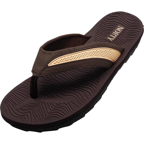 商品名: [NORTY] メンズ US サイズ: 11 D(M) US カラー: ブラウン NORTY - Men's Flip Flop Thong Sandal, Brown, Tan 40348-11D(M) USブランド: NORT...
