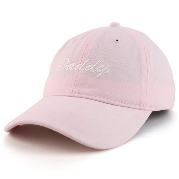 商品名: Trendy Apparel Shop HAT メンズ US サイズ: One Size カラー: ピンク Trendy Apparel Shop Daddy Script Font Embroidered Low Profile...