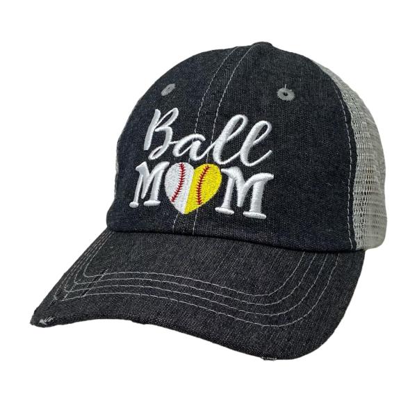 商品名: Cocomo Soul HAT レディース US サイズ: One Size カラー: グレー Cocomo Soul Womens Ball Mom Hat | Baseball Mom Softball Mom Hat | B...