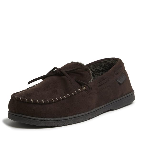 商品名: Dearfoams Men's Microsuede Moccasin with Tie Slipper Dearfoams Men's Toby Microsuede Moccasin with Tie Slipper, Cof...