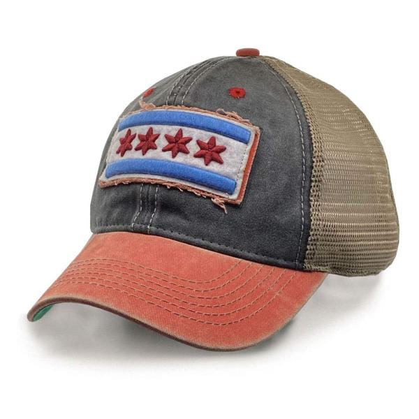 商品名: ThirtyFive55 シカゴ市 調節可能 スナップバック トラッカーキャップ ネイビー, ネイビー, One Size ThirtyFive55 City of Chicago Adjustable Snapback Truc...