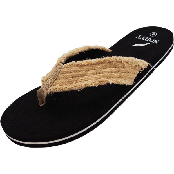 商品名: NORTY メンズ US サイズ: 11 D(M) US カラー: ブラック NORTY Thong Flip Flops for Men - Footwear for Summer - Comfortable Sandals -...