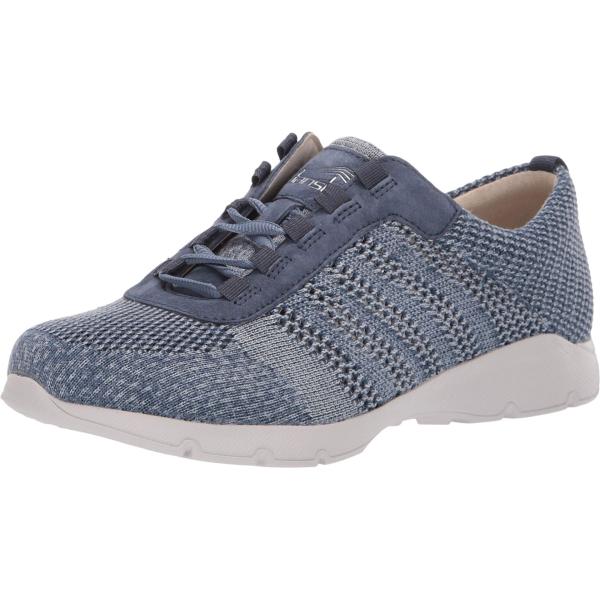 商品名: [dansko] レディース US サイズ: 36 M EU (5.5-6 US) カラー: ブルー Dansko Women's Adrianne Sneaker, Denim Washed Knit, 36 M EU (5.5...