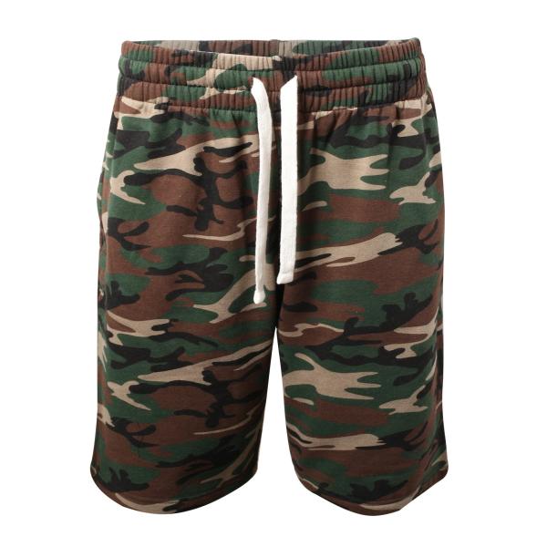 商品名: PROGO USA メンズ クラシックフィット カジュアル スウェット フリース ジョガー ジム ワークアウト スウェットショートパンツ ゴムウエスト, フォレスト 迷彩(Forest Camo), Large PROGO USA...