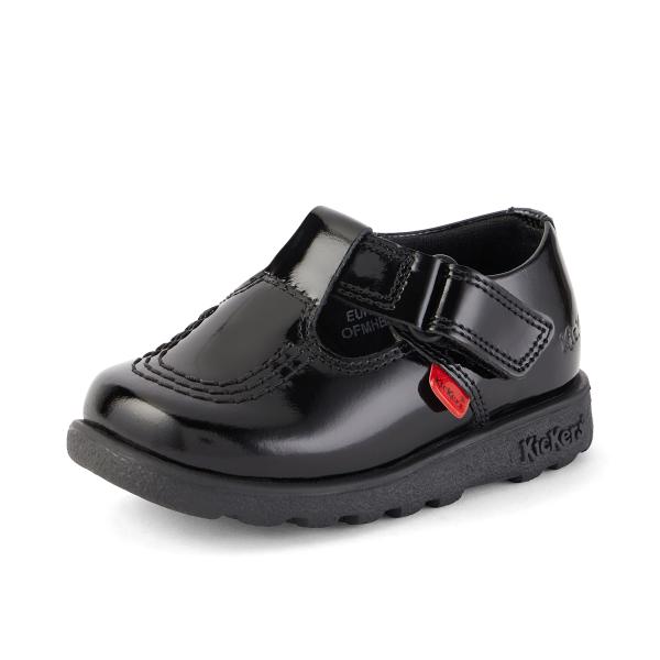 商品名: Kickers Fragma T-Bar 幼児靴 ブラック Kickers Girl's Fragma TBar Patent Shoes 13 Child Blackブランド: Kickers商品サイズ: 13 Little K...