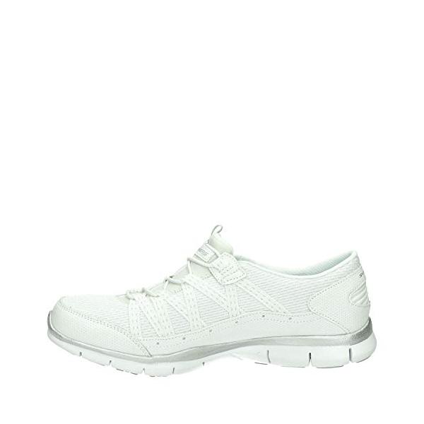 商品名: Skechers スニーカー Gratis Strolling US サイズ: 9 カラー: ホワイト Skechers Women's Gratis-Strolling Sneaker, White/Silver WSL, 9 ...