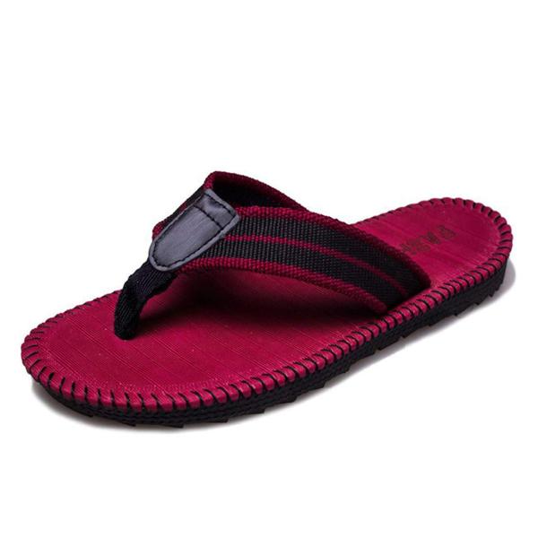 商品名: [xsby] メンズ US サイズ: 11 D(M) US / 45 EU カラー: レッド xsby Men's Casual Flip Flops Slippers Comfortable Lightweight Thongs...