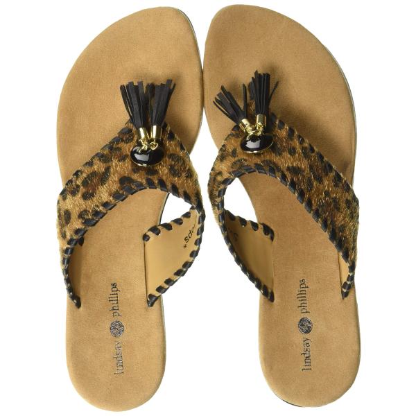 商品名: LINDSAY PHILLIPS レディース トングウェッジサンダル, ブラウン, 7 LINDSAY PHILLIPS Women's Thong Wedge Sandal, Brown, 7ブランド: LINDSAY PHIL...