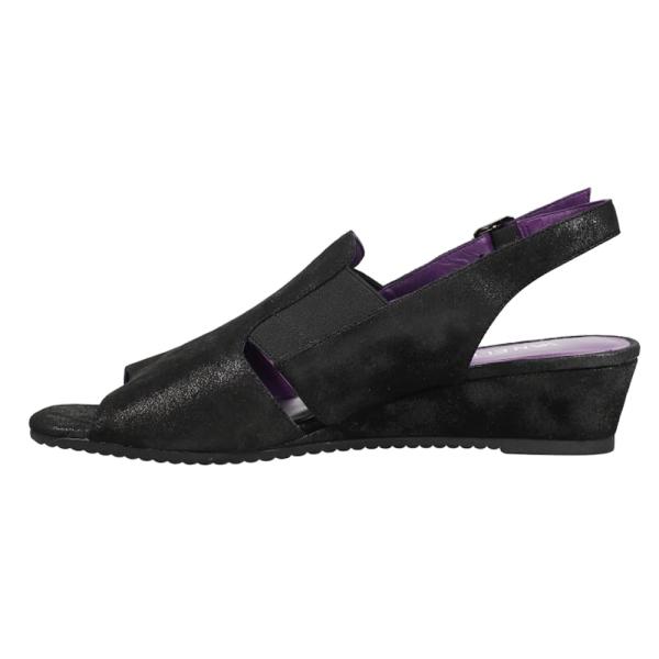 商品名: [VANELi] レディース US サイズ: 7.5 M US カラー: ブラック VANELi Womens Flory Metallic Athletic Sandals Casual Low Heel 1-2" - Blac...